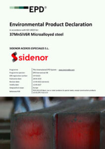 Sidenor Sustainable and Neutral Steels